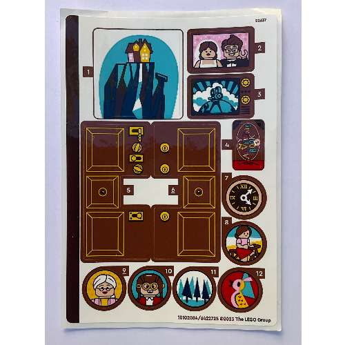 LEGO PART 10102084 Sticker Sheet for Set 43217-1 | Rebrickable - Build ...