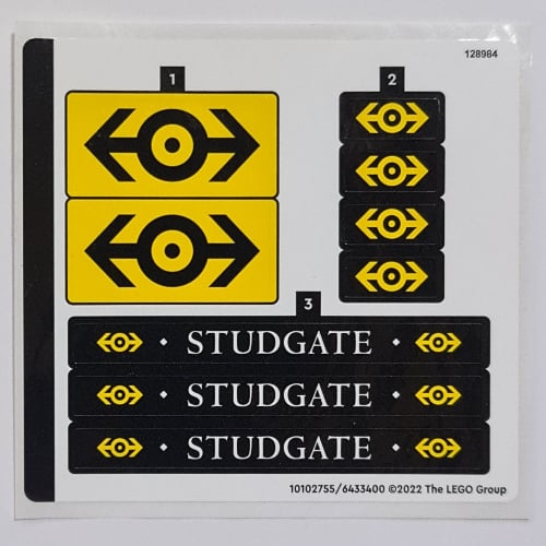 LEGO PART 10102755 Sticker Sheet for Set 910002-1 | Rebrickable - Build ...