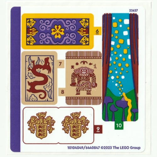 LEGO PART 10104049 Sticker Sheet 2 for Set 43222-1 | Rebrickable ...