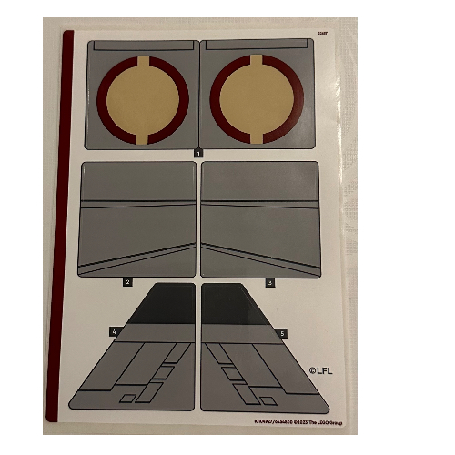 LEGO PART 10104927 Sticker Sheet for Set 75367-1 | Rebrickable - Build ...