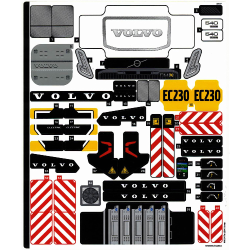 LEGO PART 10105331 Sticker Sheet for Set 42175-1 | Rebrickable - Build ...