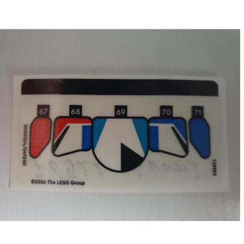 LEGO PART 10109324 Sticker Sheet 3 for Set 76922-1 | Rebrickable ...