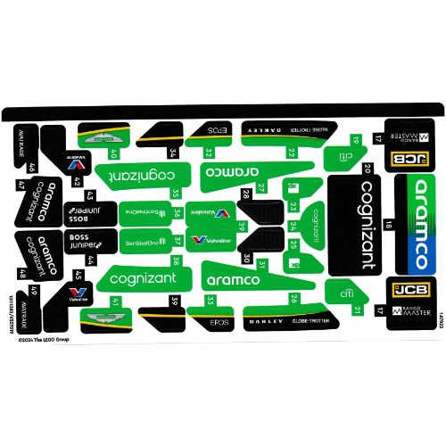 LEGO PART 10111382 Sticker Sheet 2 for Set 76925-1 | Rebrickable ...
