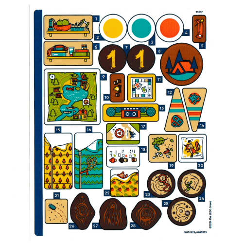 LEGO PART 10107623 Sticker Sheet for Set 42631-1 | Rebrickable - Build ...