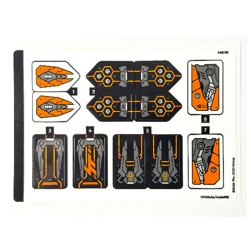 LEGO PART 10108436 Sticker Sheet for Set 71821-1 | Rebrickable - Build ...