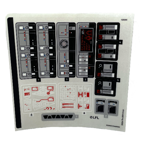 LEGO PART 10109017 Sticker Sheet for Set 75394-1 | Rebrickable - Build ...