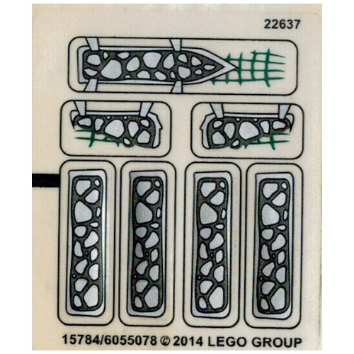 LEGO PART 15784 Sticker Sheet for Set 70126-1 | Rebrickable - Build ...