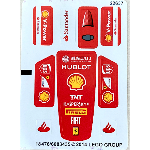 LEGO PART 18476 Sticker Sheet for Set 40190-1 | Rebrickable - Build ...