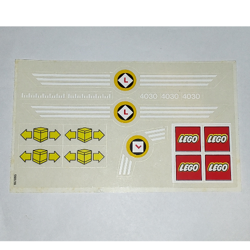 LEGO PART 197895 Sticker Sheet for Set 4030-1 | Rebrickable - Build ...