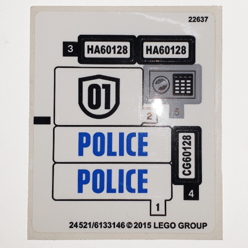 LEGO PART 24521 Sticker Sheet for Set 60128-1 | Rebrickable - Build ...