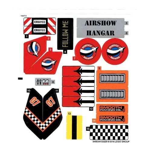 LEGO PART 24548 Sticker Sheet for Set 60103-1 | Rebrickable - Build with LEGO