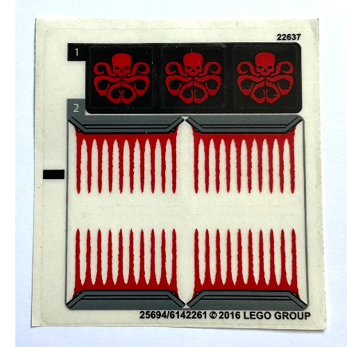 LEGO PART 25694 Sticker Sheet for Set 76048-1 | Rebrickable - Build ...