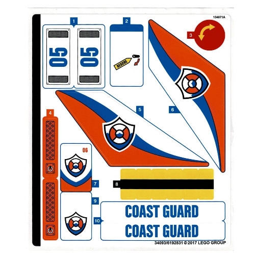 LEGO PART 34093 Sticker Sheet for Set 60166-1 | Rebrickable - Build with LEGO