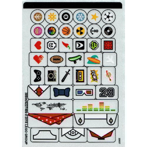 LEGO PART 38806 Sticker Sheet for Set 41597-1 | Rebrickable - Build ...