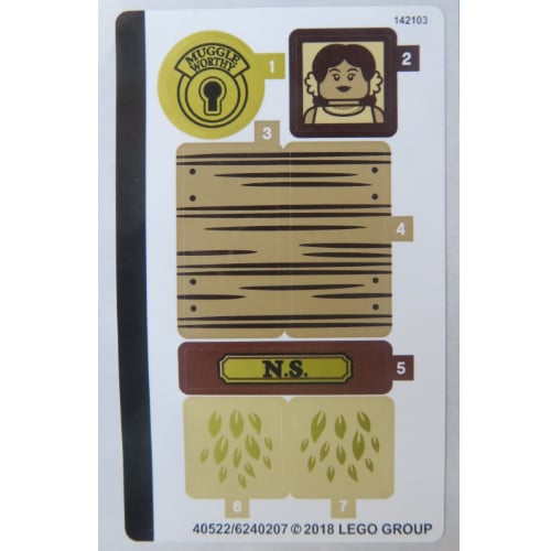 LEGO PART 40522 Sticker Sheet for Set 75952-1 | Rebrickable - Build ...