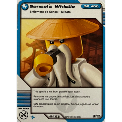 LEGO PART 4643721 Trading Card, Ninjago Deck #2: 68 - Sensei's Whistle ...