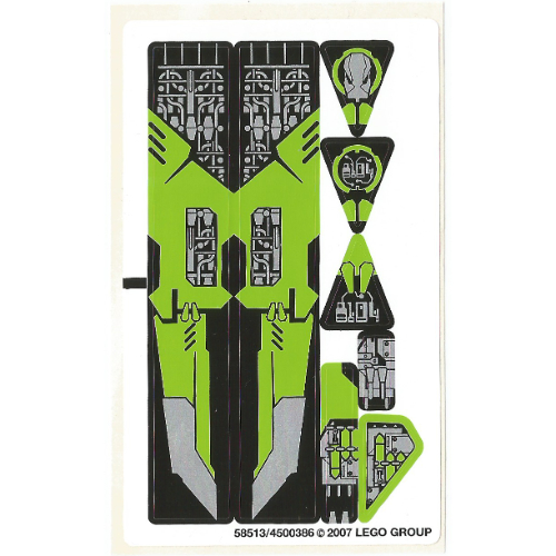 LEGO PART 58513 Sticker Sheet for Set 8104-1 | Rebrickable - Build with ...