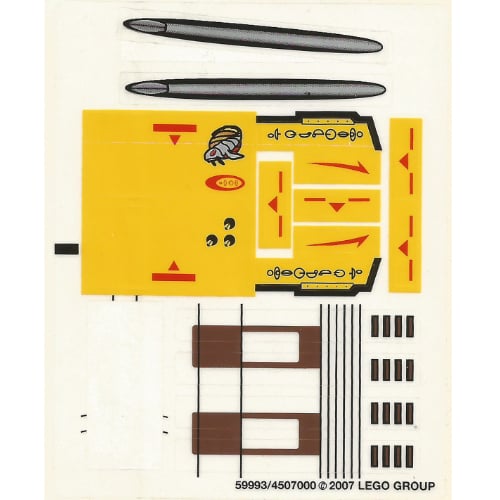 LEGO PART 59993 Sticker Sheet for Set 7660-1 | Rebrickable - Build with ...