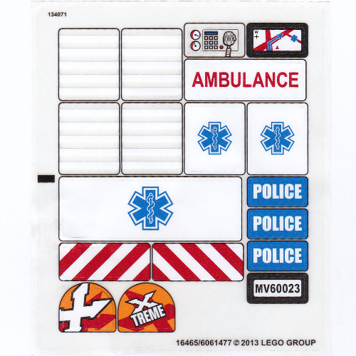 LEGO PART 14082 Sticker Sheet 2 for Set 60023-1 | Rebrickable - Build ...