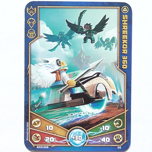 LEGO PART 6021406 Trading Card, Legends of Chima Deck #1: 35 [Shreekor ...