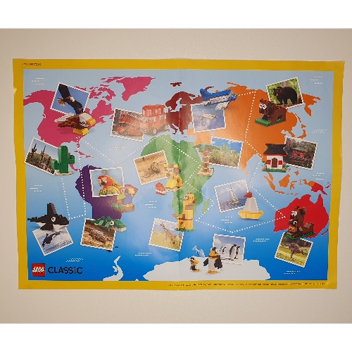 LEGO PART 6372025 Poster, Around the World, Set 11015-1 | Rebrickable ...