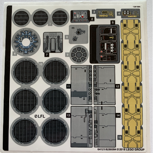 LEGO PART 64121 Sticker Sheet for Set 75257-1 | Rebrickable - Build ...