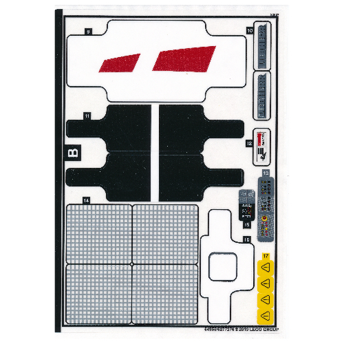 LEGO PART 64955 Sticker Sheet 2 for Set 42100-1 | Rebrickable - Build ...