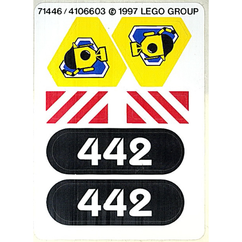 LEGO PART 71446 Sticker Sheet for Set 6442-1 | Rebrickable - Build with ...