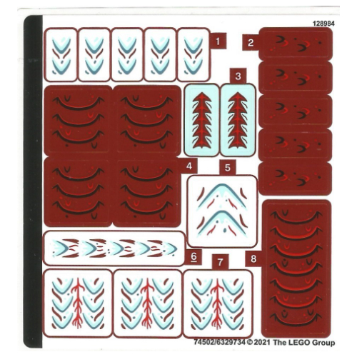 LEGO PART 74502 Sticker Sheet for Set 76177-1 | Rebrickable - Build ...