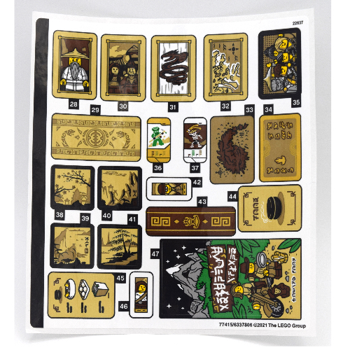 LEGO PART 77415 Sticker Sheet 2 for Set 71741-1 | Rebrickable - Build ...
