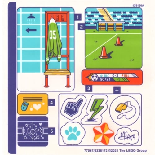 LEGO PART 77567 Sticker Sheet for Set 41669-1 | Rebrickable - Build ...