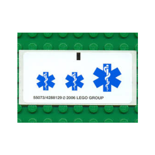 LEGO PART 55073 Sticker Sheet for Set 7902-1, 6164-1 | Rebrickable ...