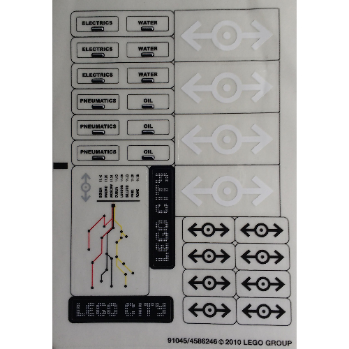 LEGO PART 91045 Sticker Sheet for Set 7938-1 | Rebrickable - Build with ...
