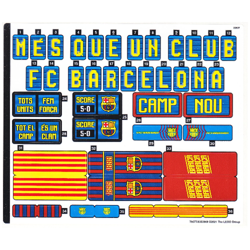 LEGO PART 79577 Sticker Sheet for Set 10284-1 | Rebrickable - Build ...