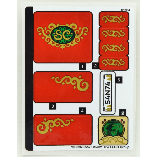 LEGO PART 79692 Sticker Sheet for Set 40499-1 | Rebrickable - Build ...