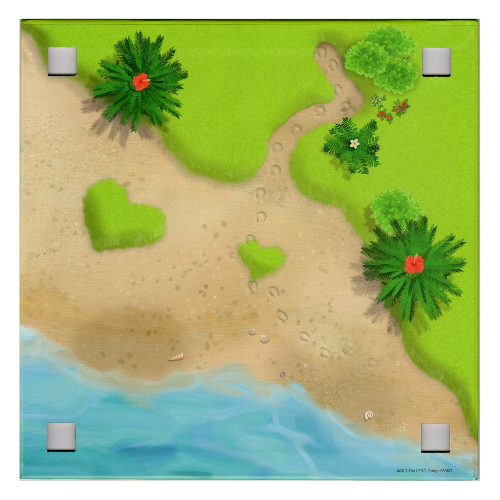 LEGO PART upn0316pr0008 Baseplate with 4 Square Corner Holes and Heart ...