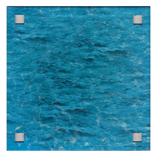 LEGO PART upn0316pr0013 Baseplate with 4 Square Corner Holes and Water ...