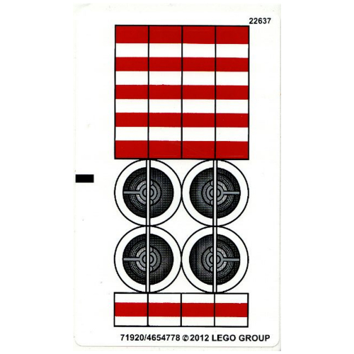 LEGO PART 71920 Sticker Sheet for Set 9493-1 | Rebrickable - Build with ...