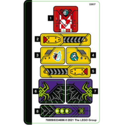 LEGO PART 76909 Sticker Sheet for Set 80018-1 | Rebrickable - Build ...