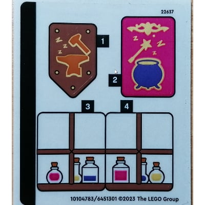 LEGO PART 10104783 Sticker Sheet for Set 40657-1 | Rebrickable - Build ...