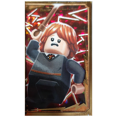 LEGO PART cardupn0003pr0042 Trading Card, Harry Potter, Gold Card - Ron ...