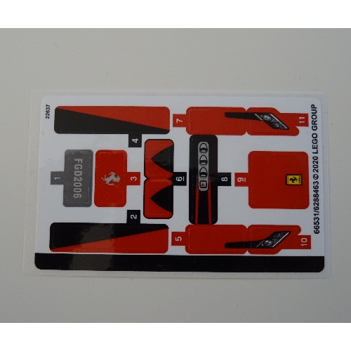 LEGO PART 66531 Sticker Sheet for Set 76895-1 | Rebrickable - Build ...