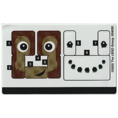 LEGO PART 854050 Sticker Sheet for Set 854050-1 | Rebrickable - Build ...