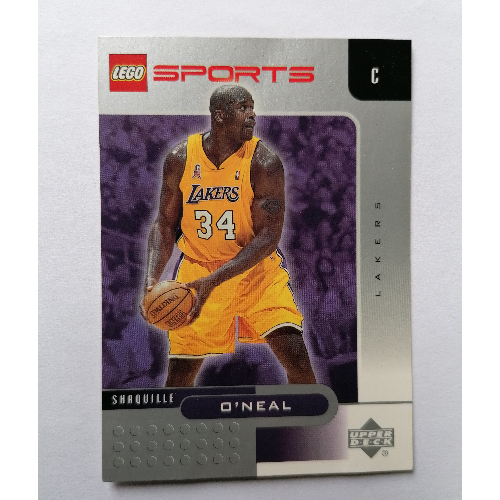 LEGO PART cardupn0103pr0005 Trading Card, NBA: Shaquille O'Neal, Los ...