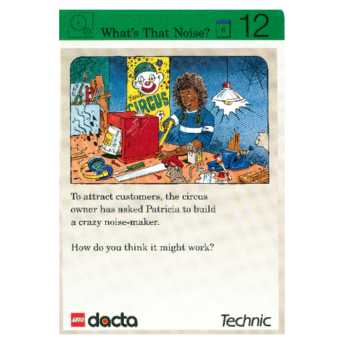 LEGO PART cardupn0076pr0019 Activity Card, Set 9603, Exploration 12 ...