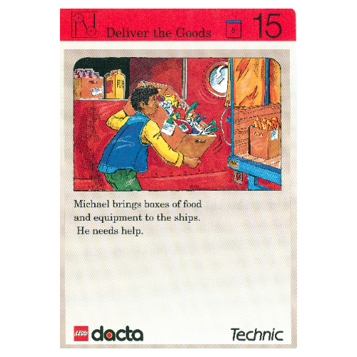 LEGO PART cardupn0076pr0072 Activity Card, Set 9603, Invention 15 ...