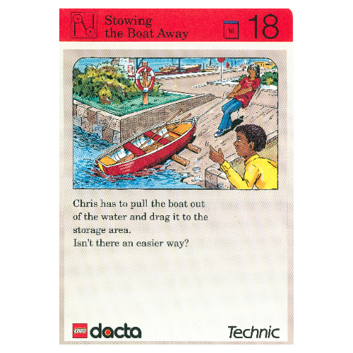 LEGO PART cardupn0076pr0075 Activity Card, Set 9603, Invention 18 ...