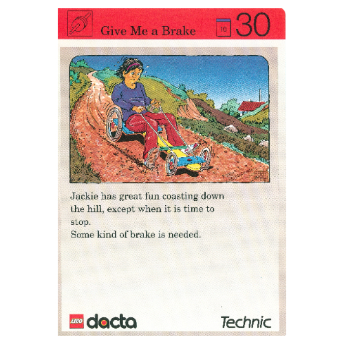 LEGO PART cardupn0076pr0087 Activity Card, Set 9603, Invention 30 ...