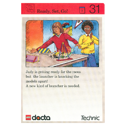 LEGO PART cardupn0076pr0088 Activity Card, Set 9603, Invention 31 ...