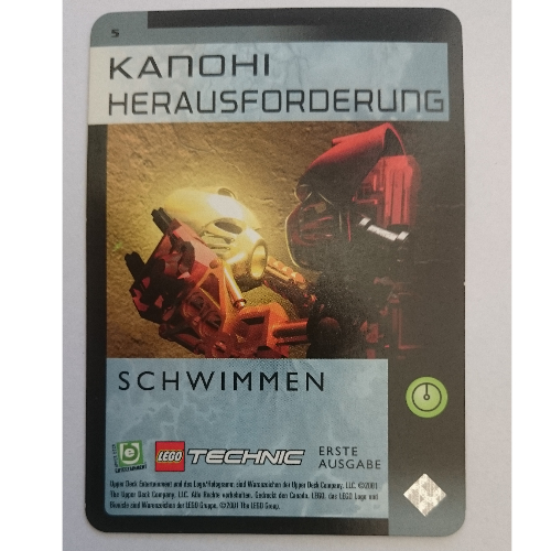 LEGO PART cardupn0115pr0005 Trading Card, Bionicle Game: QftM - 5 Great ...